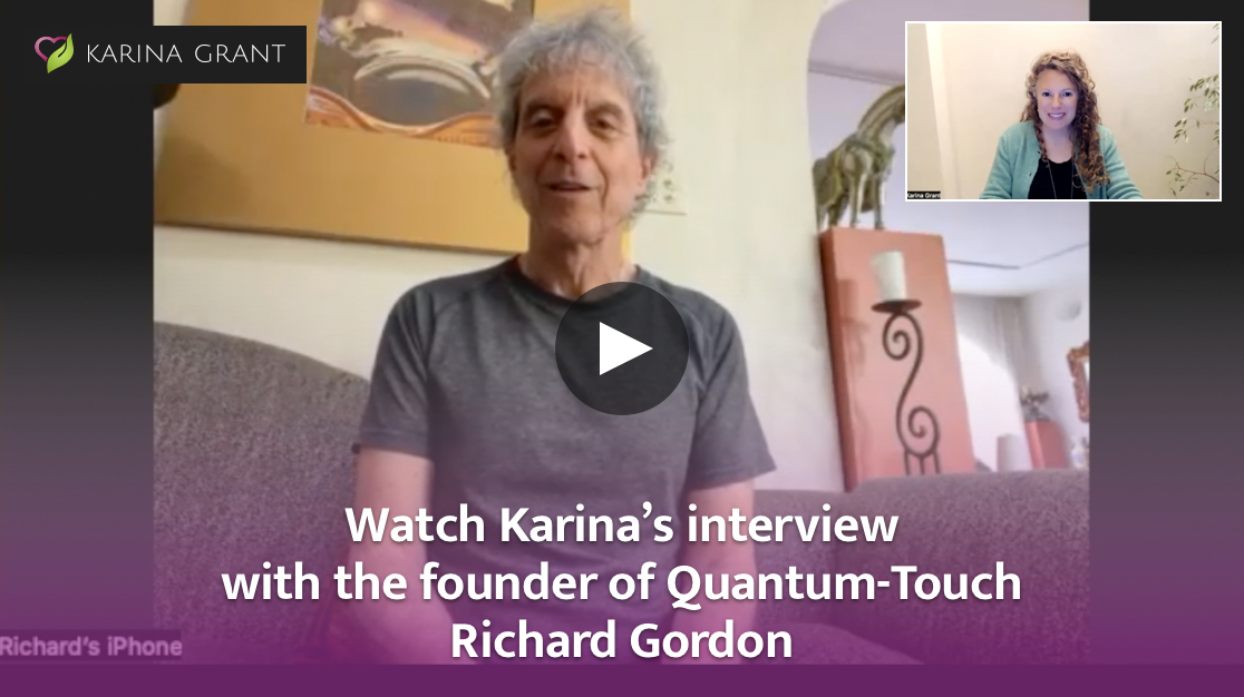 An interview with Richard Gordon the founder of Quantum-Touch