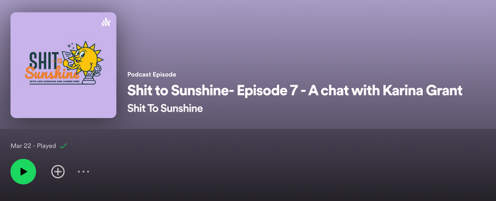 Shit to Sunshine podcast