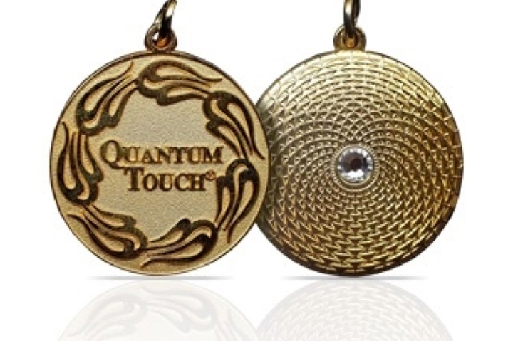 Quantum-Touch Gold-Plated Energy Healing Pendant